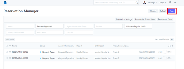 How to Use Reservation Transaction List