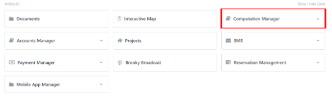 Computation User Manual