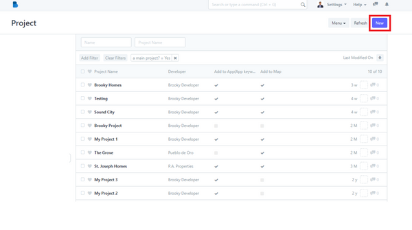 (MODULES) Projects, Reservation Management, Documents, & Interactive Map